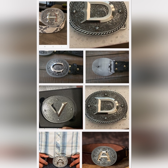 Accessories | Beautiful New Silver Letter H Initial H Belt Buckle All ...